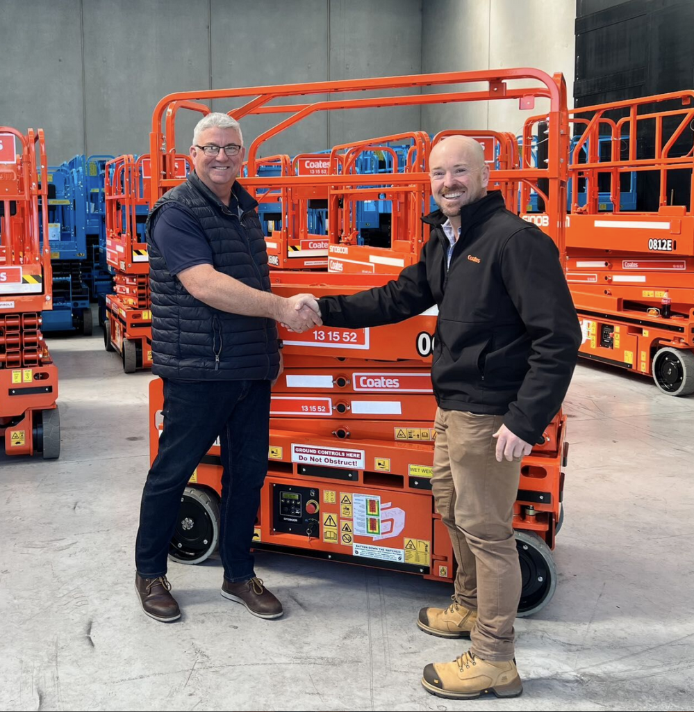 Coates takes delivery of Sinoboom scissors - Lift and Hoist Australasia ...