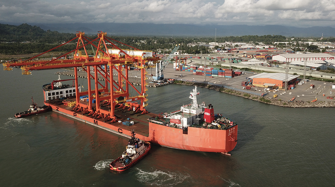 ICTSI delivers PNG’s first STS cranes - Lift and Hoist Australasia ...